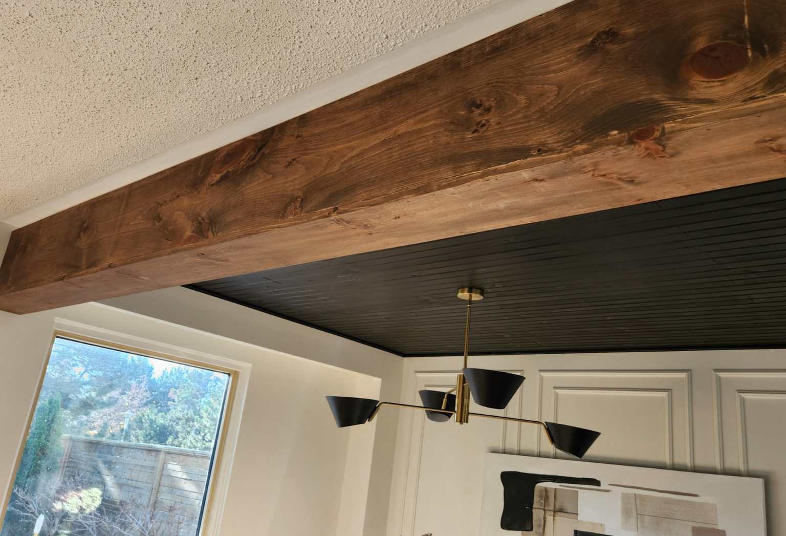 Pine Barn Wood Support Beam Cladding