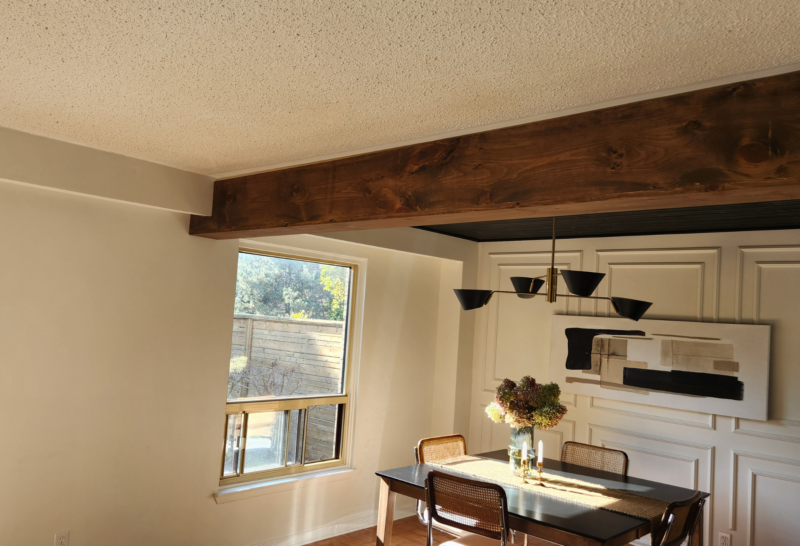 Pine Barn Wood Support Beam Cladding